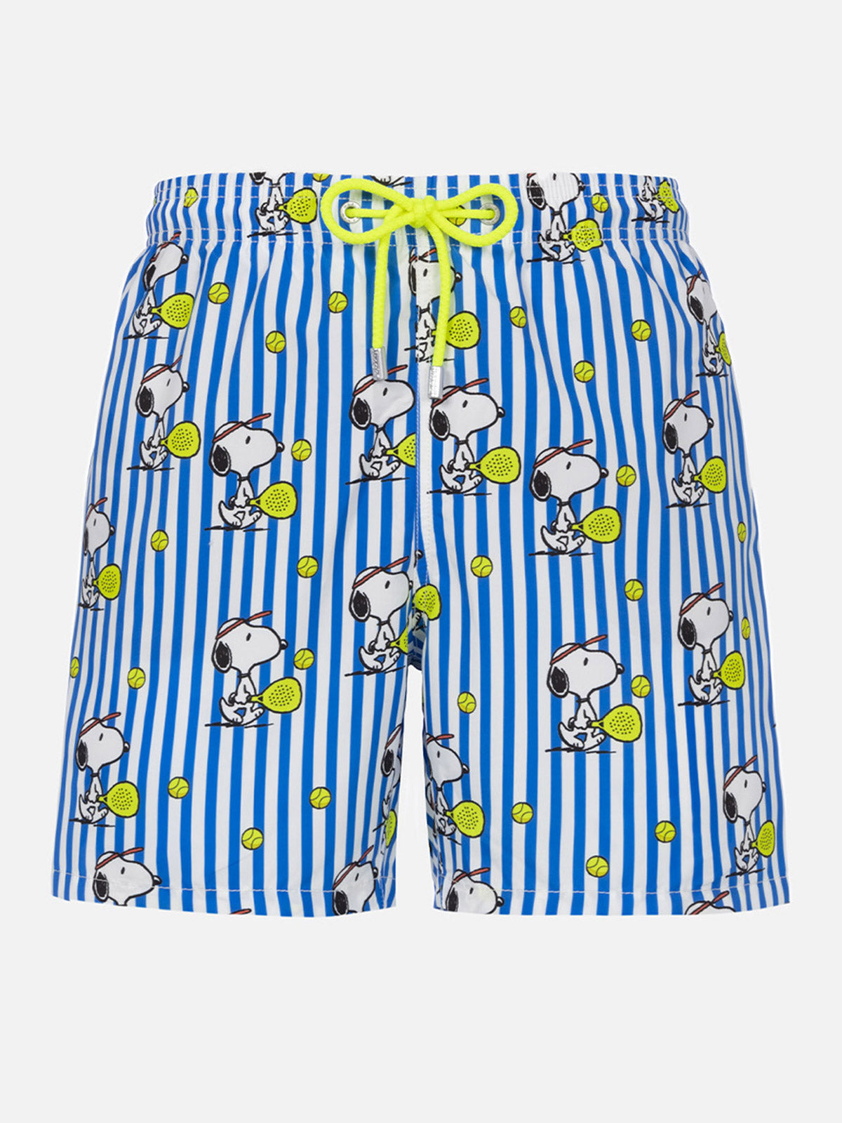 Man mid-length Gustavia swim-shorts with Snoopy print | SNOOPY PEANUTS ...