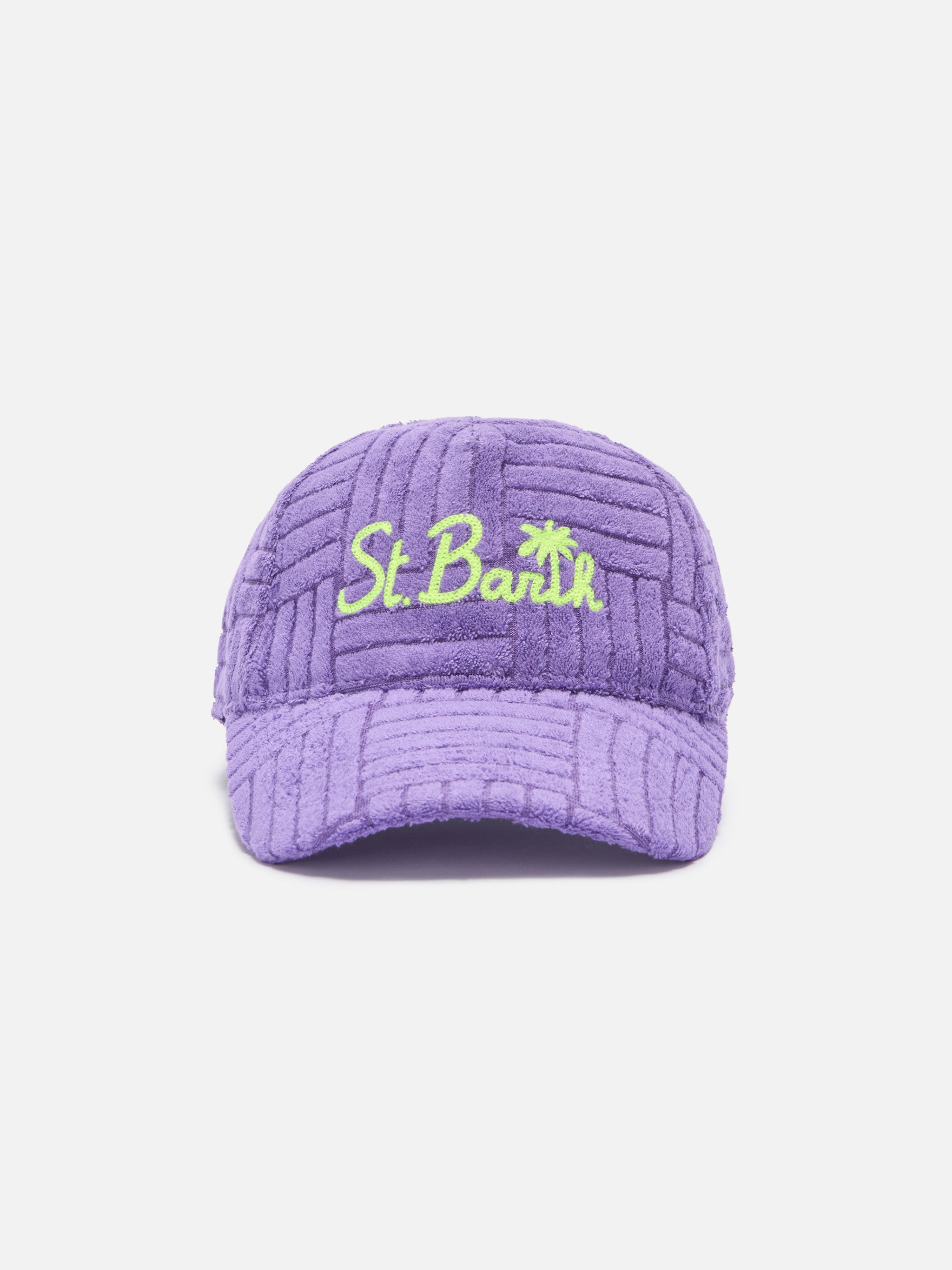 Matthew purple terry cloth cap – MC2 Saint Barth