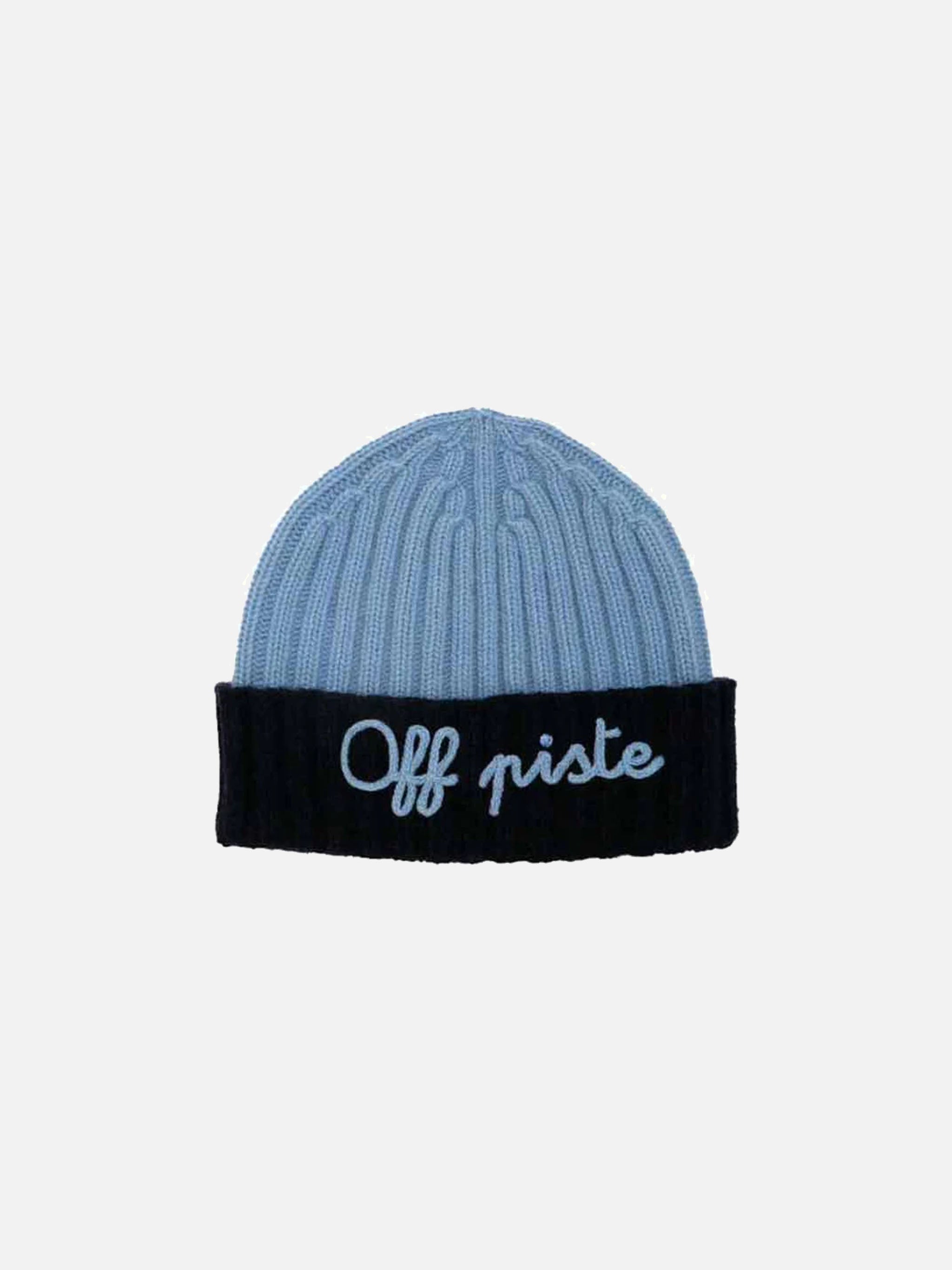 Blended cashmere hat with Off Piste embroidery – MC2 Saint Barth